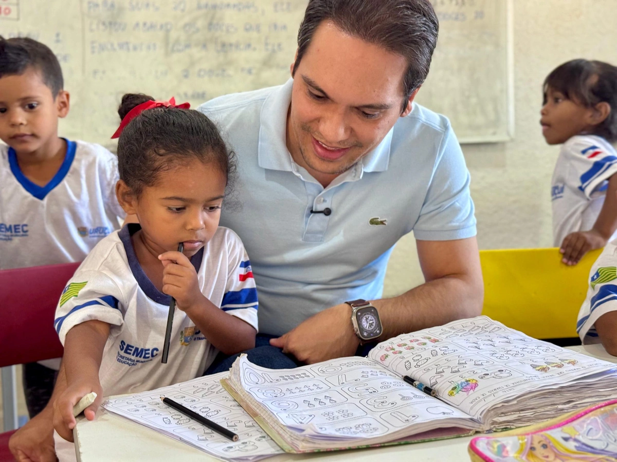 Prefeito Gilberto Júnior acompanha obras e visita escolas na zona rural ...