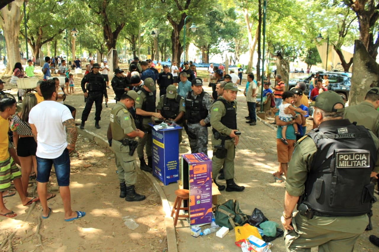 Polícia Apreende 60 Celulares Na Praça Da Bandeira Na Operação Troia Gp1