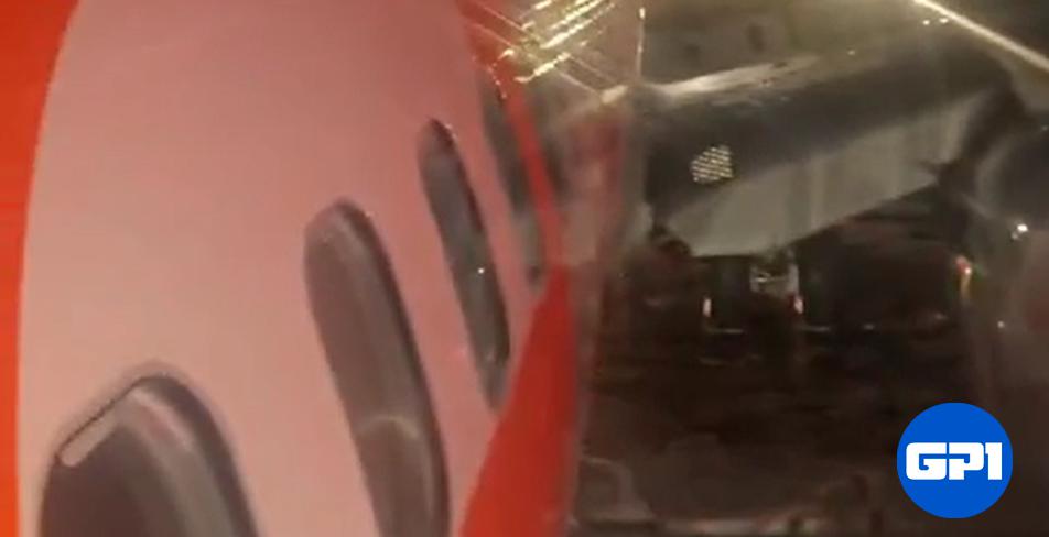Avião da Gol colide em carro de manutenção durante decolagem no RJ - GP1